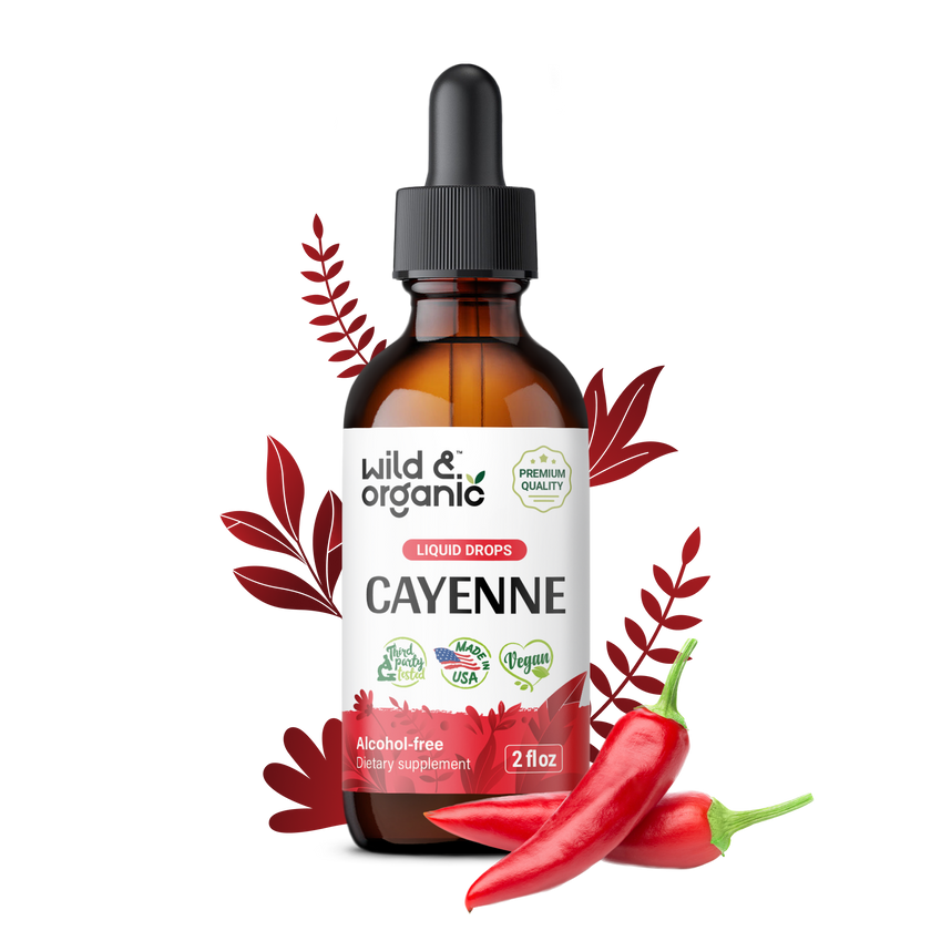 Buy Cayenne Tincture - 2 fl.oz. Bottle | Wild & Organic