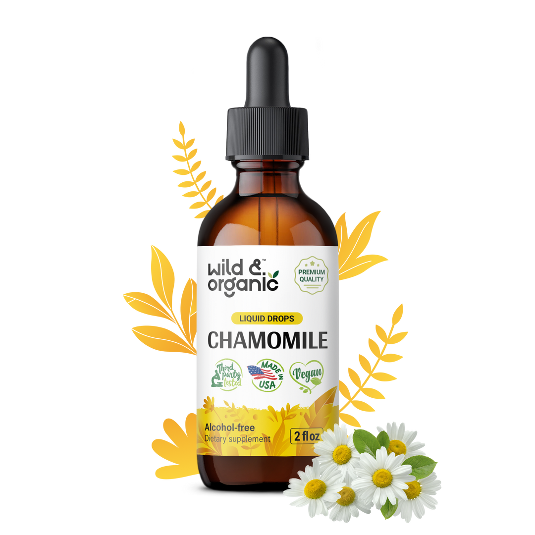 Buy Chamomile Tincture - 2 fl.oz. Bottle | Wild & Organic