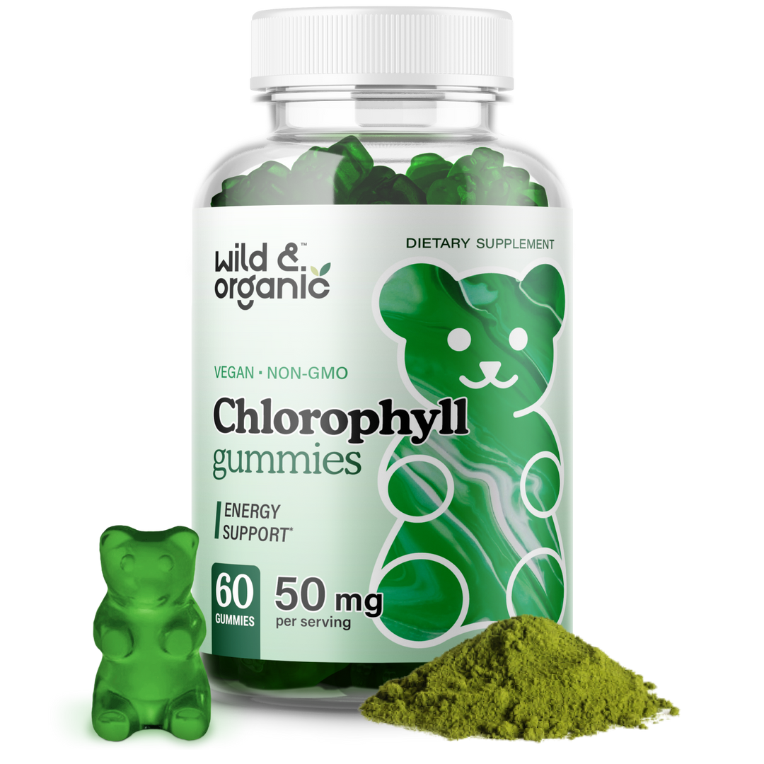 Chlorophyll Gummies, 50Mg., 60 Chews | Wild & Organic