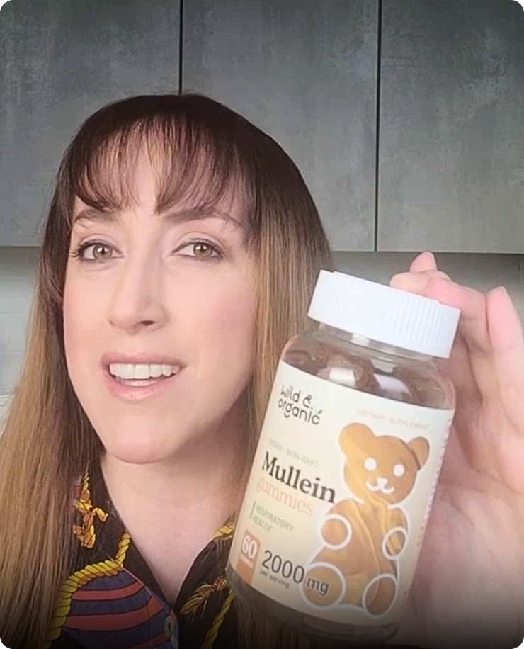 Mullein Gummies, 2000Mg., 60 Chews | Wild & Organic