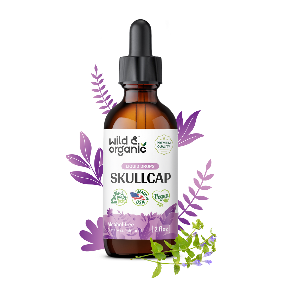Buy Skullcap Tincture - 2 fl.oz. Bottle | Wild & Organic